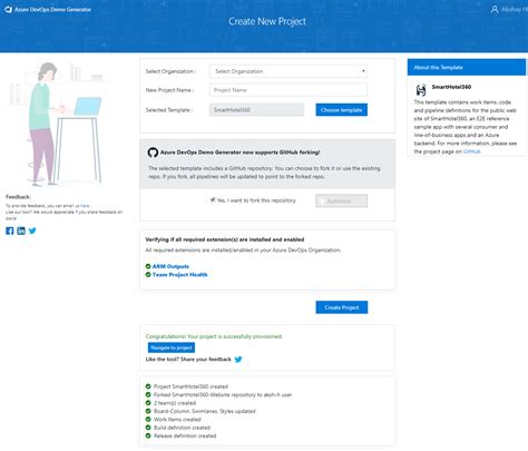 usar o gerador de demonstração de devops do azure microsoft learn