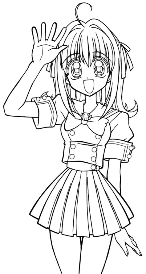 63 dessins de coloriage fille manga à imprimer sur LaGuerche Page 4
