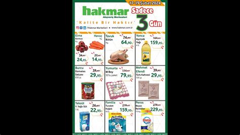 Hakmar AVM Hafta Sonu Kampanyalar 17 18 Şubat 2024 YouTube