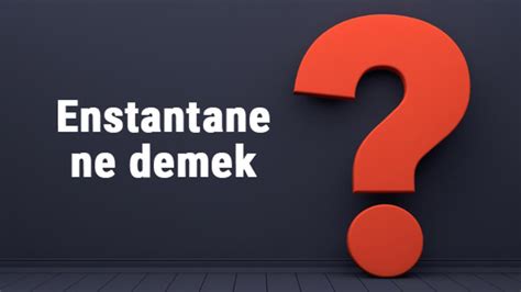 Enstantane Ne Demek Ne Anlama Gelir Enstantane Olmak Kelimesinin TDK