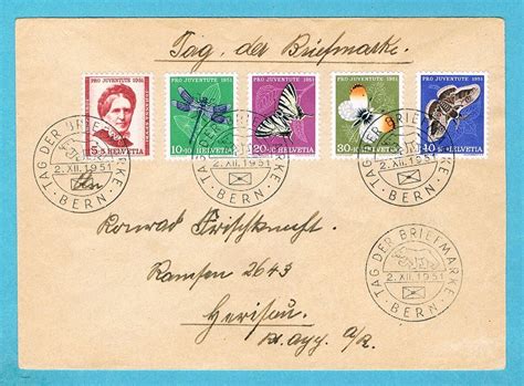 Satzbrief Pro Juventute 1951 SS Tag Der Briefmarke Kaufen Auf Ricardo