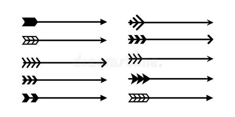 Icono De Conjunto De Flechas Símbolos De Flecha De Colores Elementos