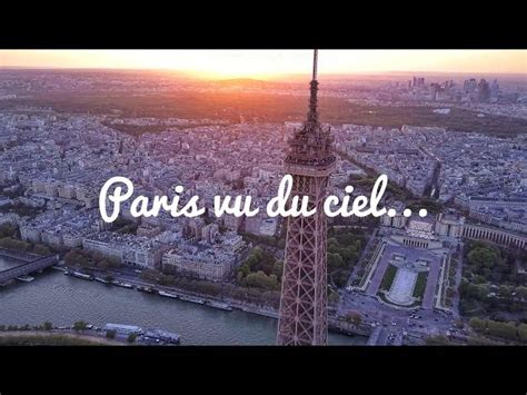 La ville de Paris vue du ciel prácti Français FLE leçons vidéo