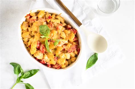 Gnocchi Ovenschotel Met Kip Champignons En Tomaat Recept De Kokende