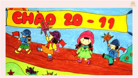 Top 40 mẫu ảnh vẽ 20 11 ngày Nhà giáo Việt nam ý nghĩa nhất DYB