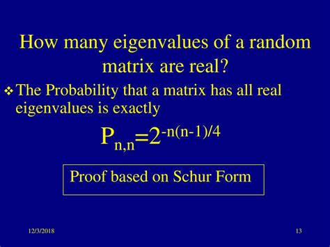 why are random matrix eigenvalues cool ppt download