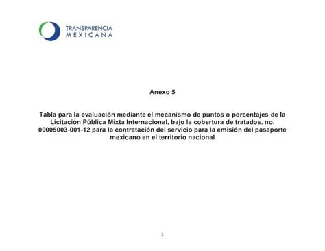 PDF Anexo 5 Tabla De Puntos Porcentajes 26 04 2012 2