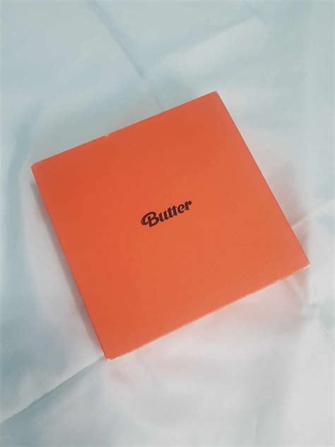 BTS Butter Unsealed Album Peach Version W Folded Poster And Weverse