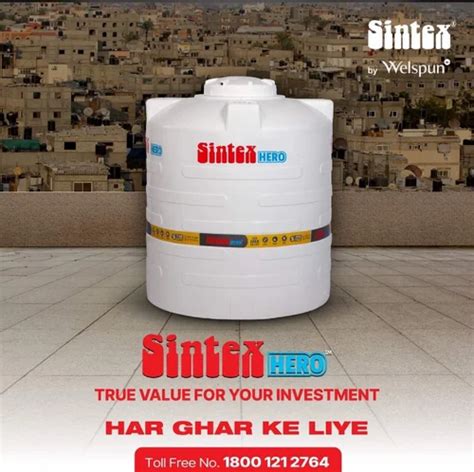 Sintex Hero Water Tank At Rs 9 8 Litre Sintex Water Tanks In Hubli