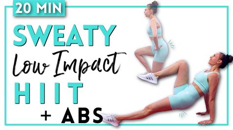 20 Min Low Impact FULL BODY HIIT ABS Workout I No Equipment I No