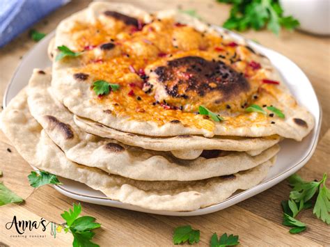 Vegan Naan Bread Anna Cooking Concept
