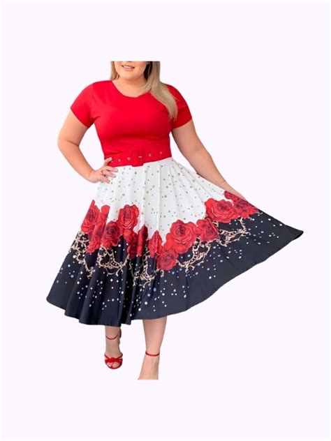 Molde vestido midi Godê Atacadão da Costura