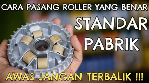 Cara Pasang Roller Yang Benar Youtube