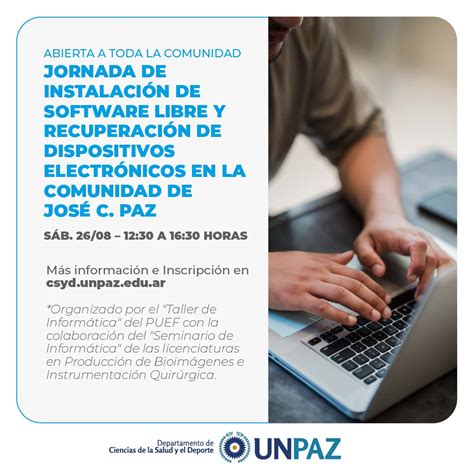 Jornada de instalación de software libre y recuperación de dispositivos