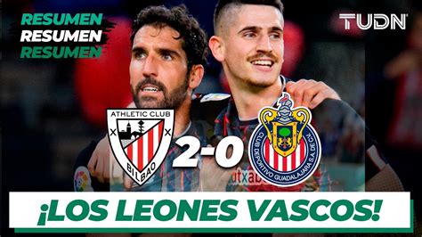 Resumen Y Goles I Athletic Club 2 0 Chivas I Amistoso Internacional I
