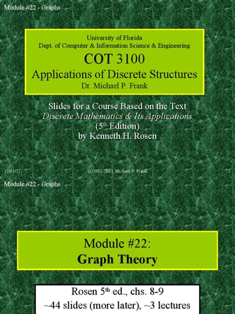 module 22 graphs pdf vertex graph theory mathematical concepts