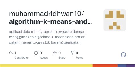 github muhammadridhwan10 algorithm k means and apriori aplikasi data mining berbasis website