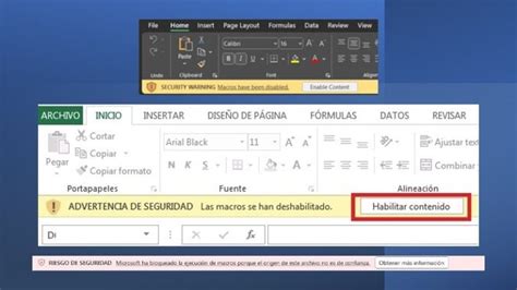 C Mo Habilitar Las Macros En Tu Excel La F Rmula De Excel