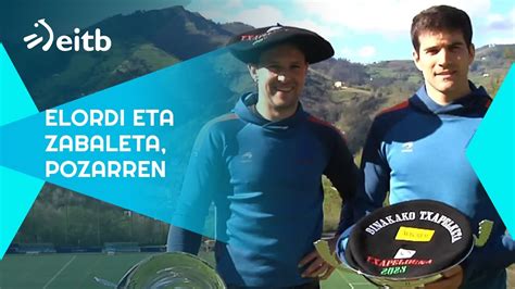 Aitor Elordi Eta Jose Javier Zabaleta Pozarren Binakakoaren Txapelak