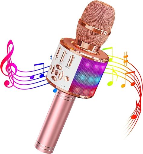 Wowstar Microphone de Karaoké pour Enfant sans Fil Micro Karaoké
