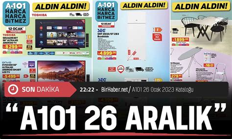 A101 26 Ocak 2023 Aktüel Ürünler Kataloğu Bir Haber