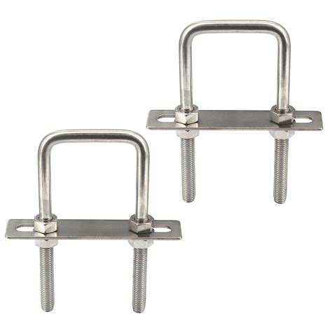 M X X Mm Stainless Steel Square U Bolts With Hex Nuts Frame