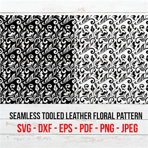 Floral Seamless Svg Etsy