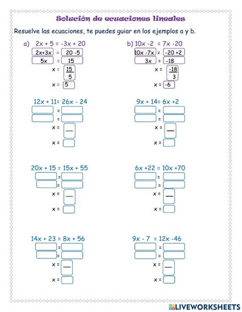 The Worksheet For Addition And Subtraction In Spanish With Two Numbers