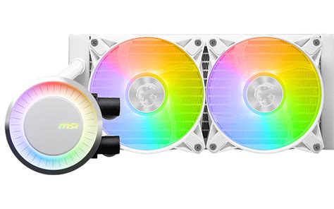 MSI MAG CORELIQUID E240 White Ventilateur Processeur Garantie 3 Ans