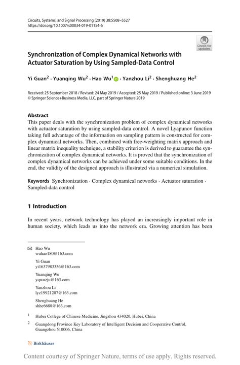 synchronization of complex dynamical networks with actuator saturation by using sampled data