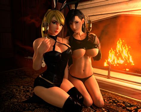 Rule 34 3d Adeptusinfinitus Alluring Black Hair Blender Blonde Hair Blonder Blue Eyes Bunny