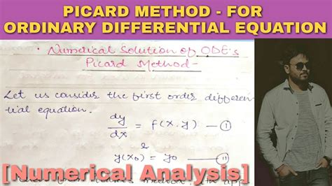 picard method numerical solution if ode s 🔥 youtube