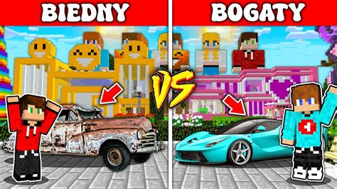 Samoch D Biedny Vs Samoch D Bogaty Na Smilelandia W Minecraft Sebek