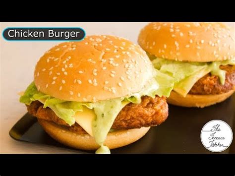 KFC Style Crispy Chicken Zinger Burger Recipe Crispy Chicken Burger