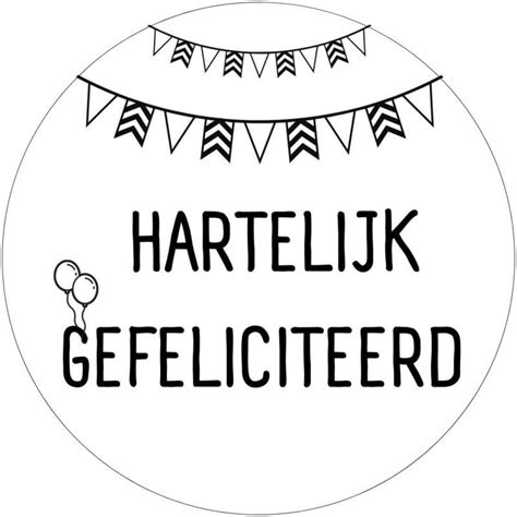 Hartelijk Gefeliciteerd Maak De Verjaardagscadeautjes Of Een Traktatie