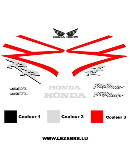 Kit Stickers Autocollants Honda CBR RR Fireblade