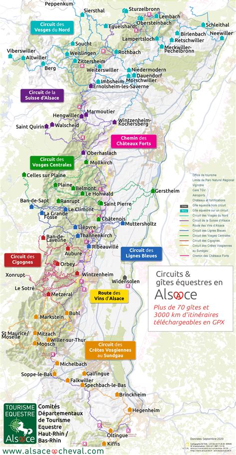 Carte Alsace Touristique Voyage Carte Plan