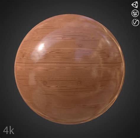 Shiny Wood Seamless D Textures Pbr Material High Resolution Free
