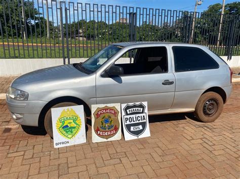 PF BPFRON e GOA PCPR fazem nova apreensão em Guaíra Polícia Federal