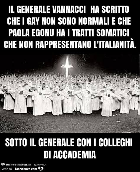 Il Generale Vannacci Ha Scritto Che I Gay Non Sono Normali E Che Paola