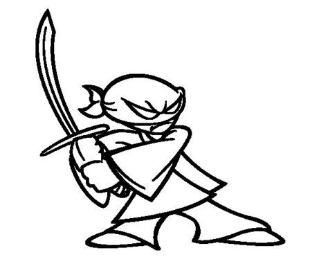 Disegno Di Ninja In Posizione Da Colorare Acolore The Best Porn