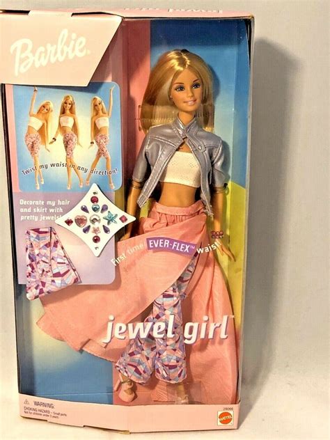 2000 Mattel Jewel Girl Barbie Ever Flex Waist 28066 Never Removed From