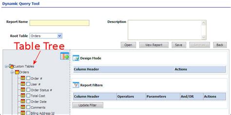 Creating Query With The Dynamic Query Tool