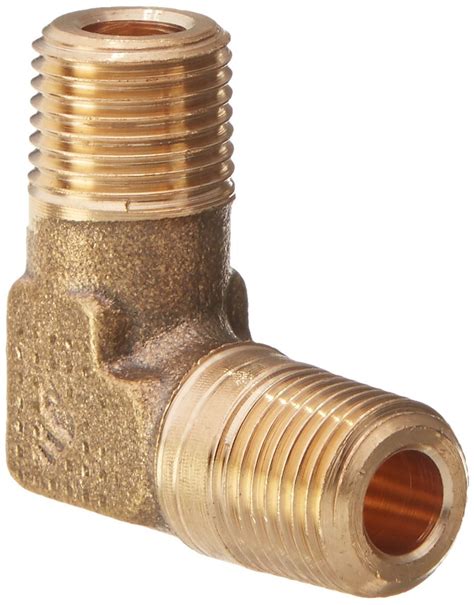 Parker 0152 10 10 Pk5 Adaptor Brass BSPT Threaded Elbow Male R1 8