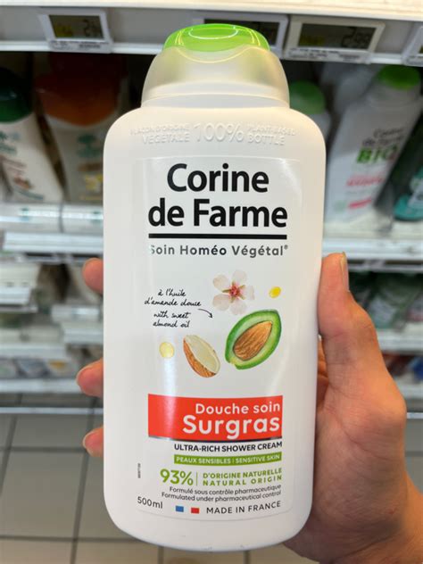 Corine de Farme Douche Soin Surgras à l huile d amande douce INCI Beauty