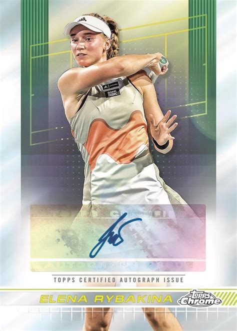 2024 Topps Chrome Tennis Checklist Set Details Date Boxes