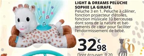 Promo Light Dreams Peluche Sophie La Girafe Chez Maxi Toys
