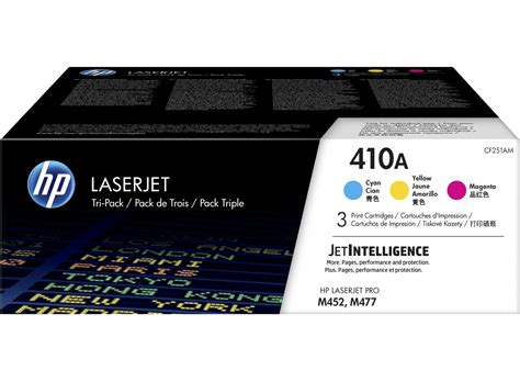 HP 410A CF251AM Cyan Magenta Yellow Original LaserJet Toner