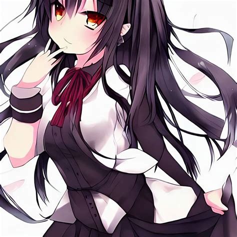 Girl With Black Hair By Krzychumen On Deviantart