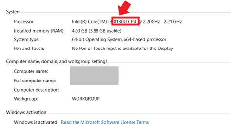 How To Check Generation Of Processor In Windows 10